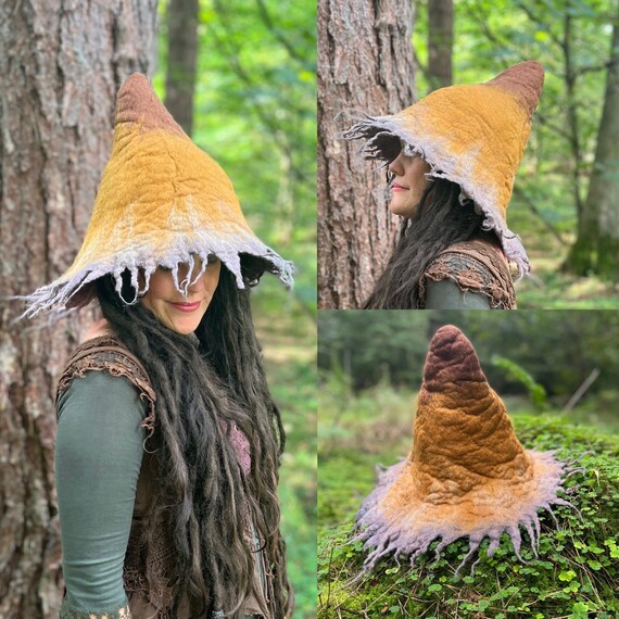 The tattered Shroom' Felted Mushroom Hat - Etsy