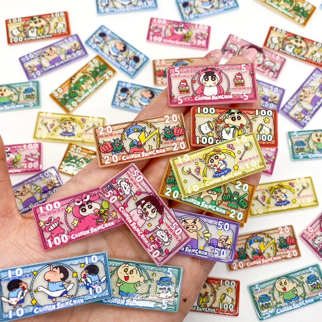 5/10pcs Shin Chan Money Series Mix Acrylic Charms, DIY, Jewelry Making ...