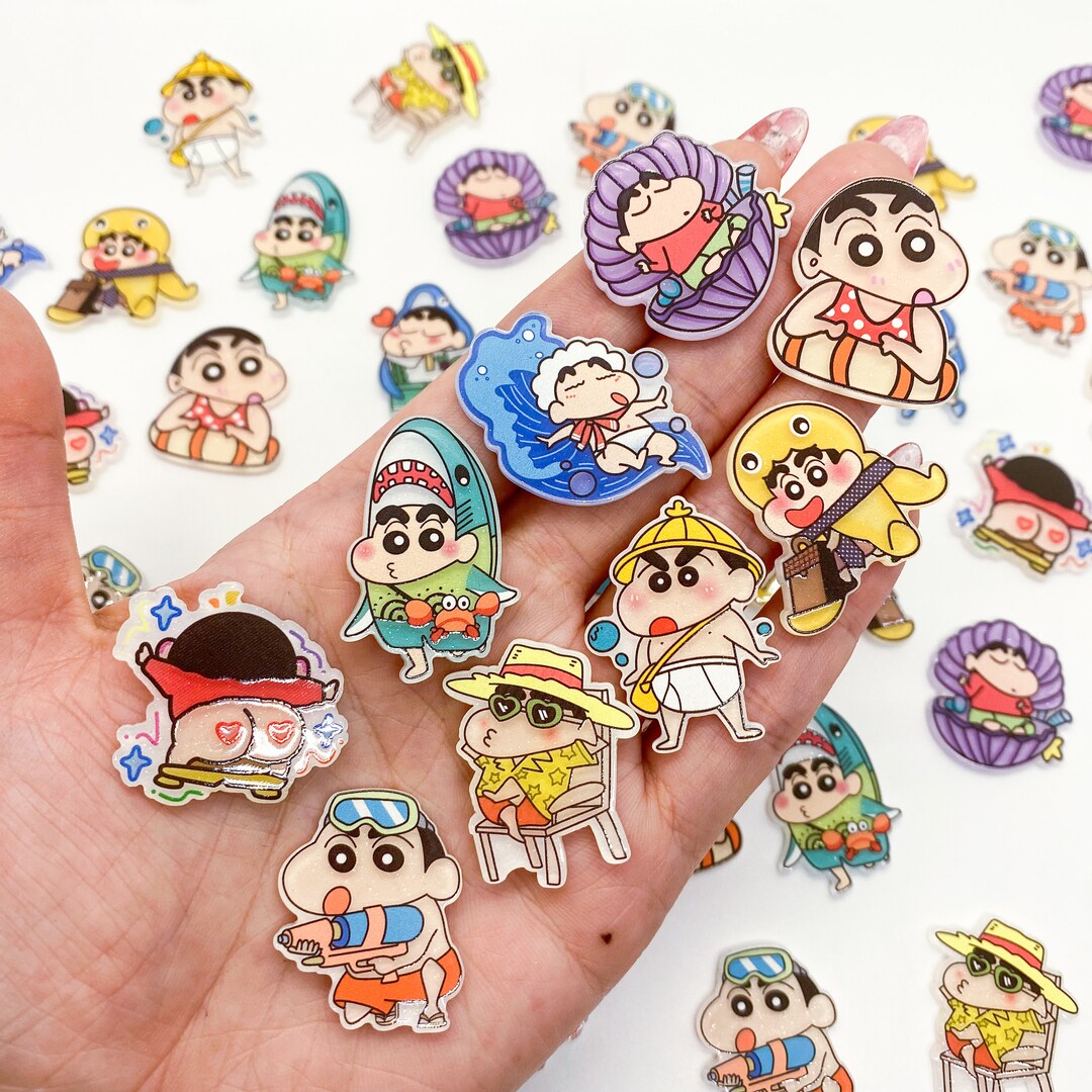 5/10pcs Shin Chan Money Series Mix Acrylic Charms, DIY, Jewelry Making ...