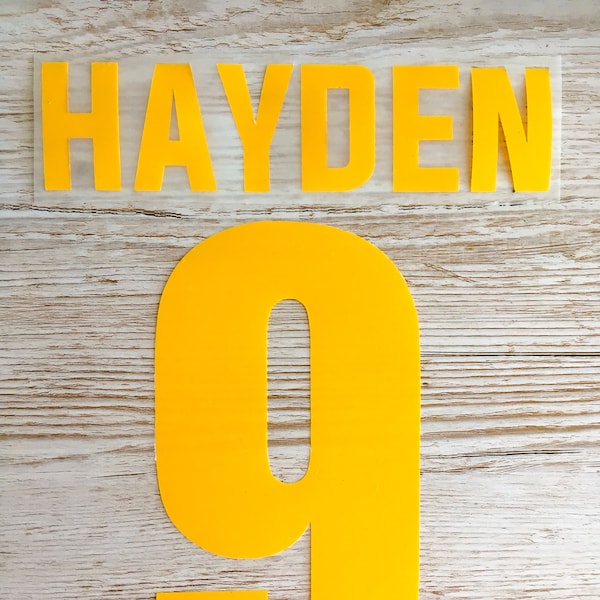 Iron on Letters - Etsy