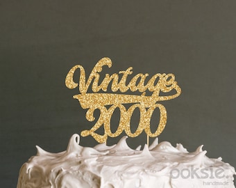 2000 Cake Topper | Etsy