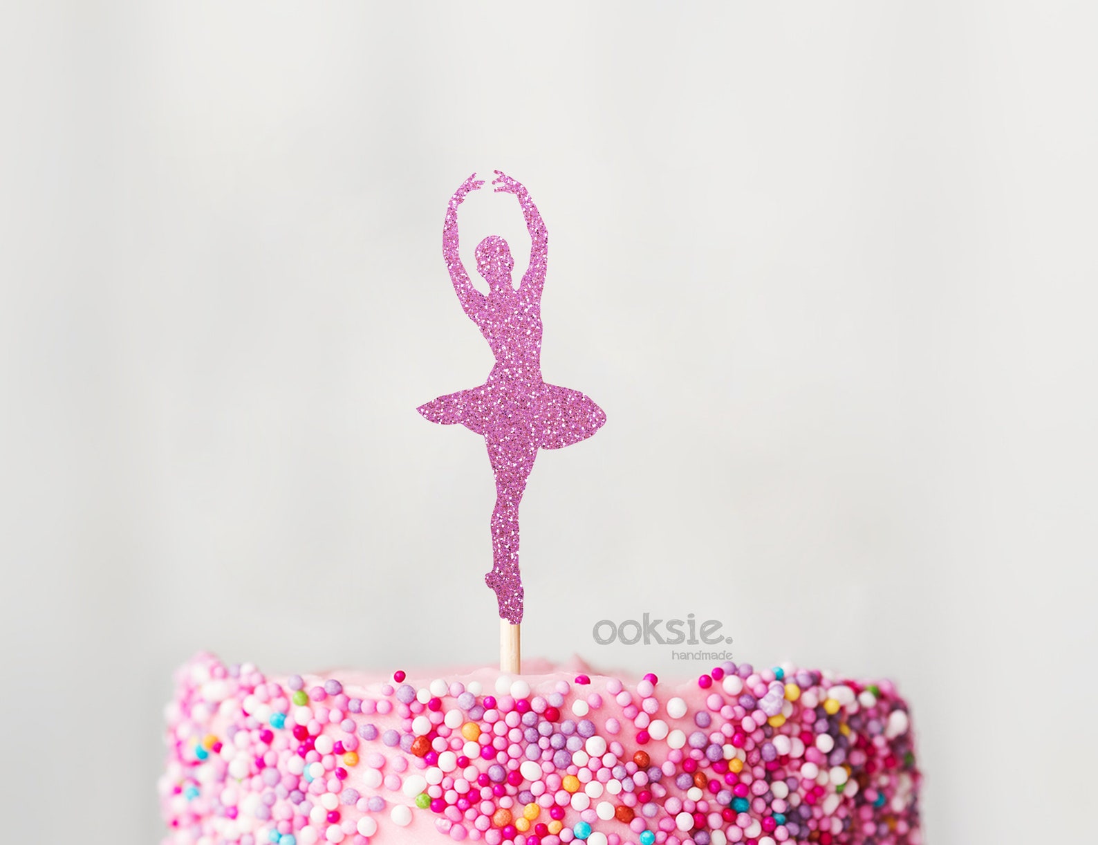 Ballerina Cake Topper - Ballet Dancing Birthday Cake Topper / Table ...