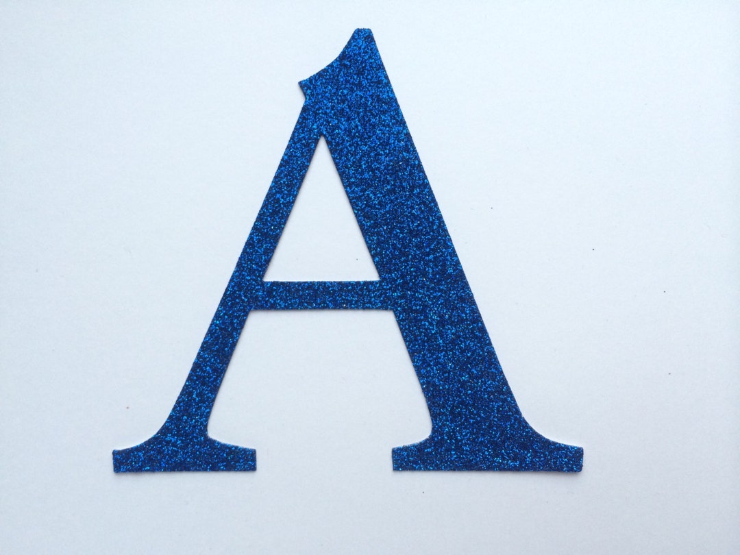 Large Die Cut Glitter Cardboard Letter or Number Large 4 Inch / 10cm - Etsy