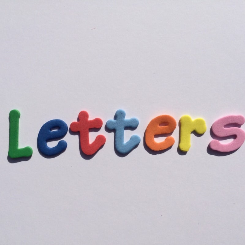 Foam Letters and Numbers - Etsy