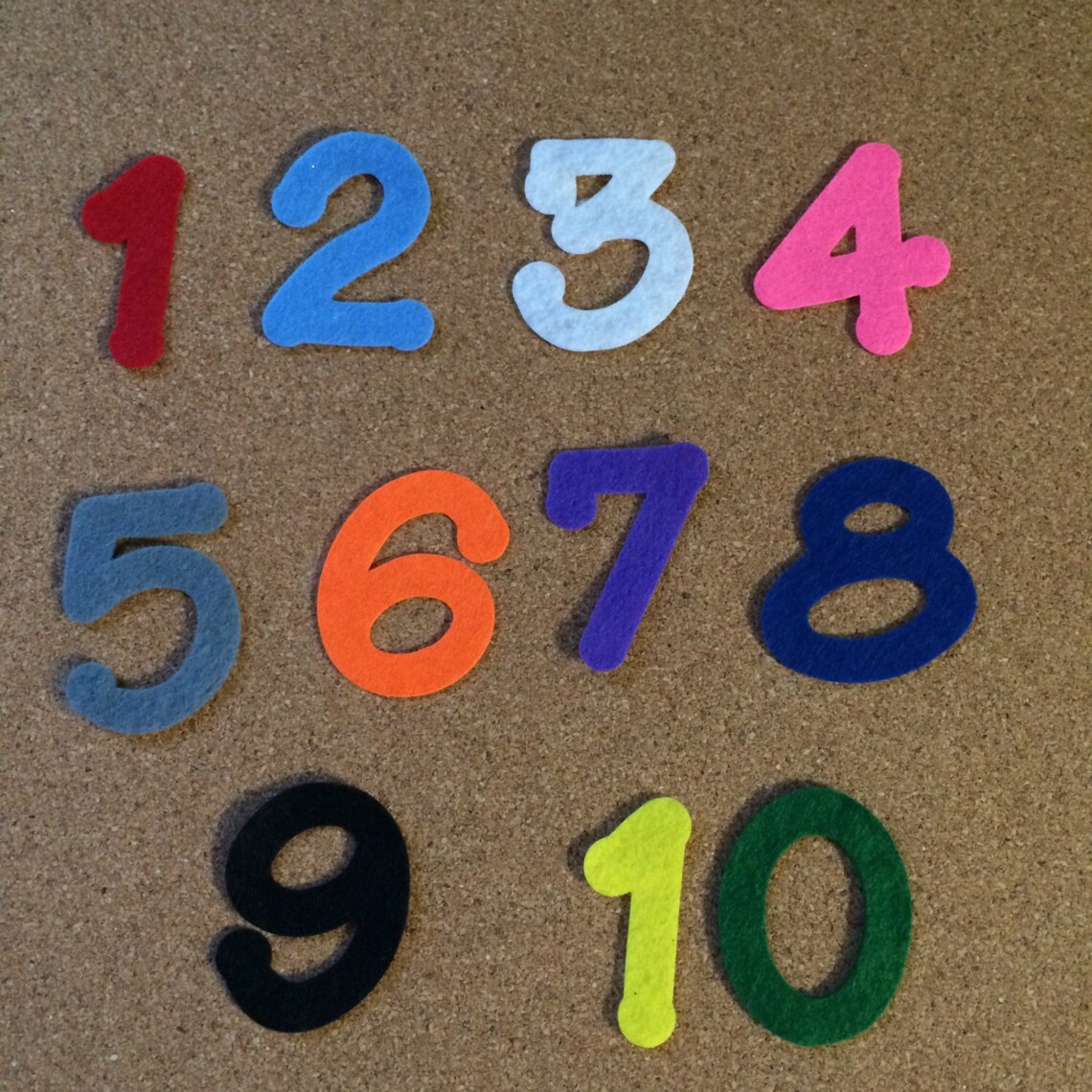 Die Cut Felt Letter With Iron on Adhesive - Many Colours Available - 1 ...