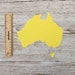 Map of Australia Die Cut Shapes Made of Cardboard / Card Stock - Etsy