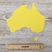 Map of Australia Die Cut Shapes Made of Cardboard / Card Stock - Etsy