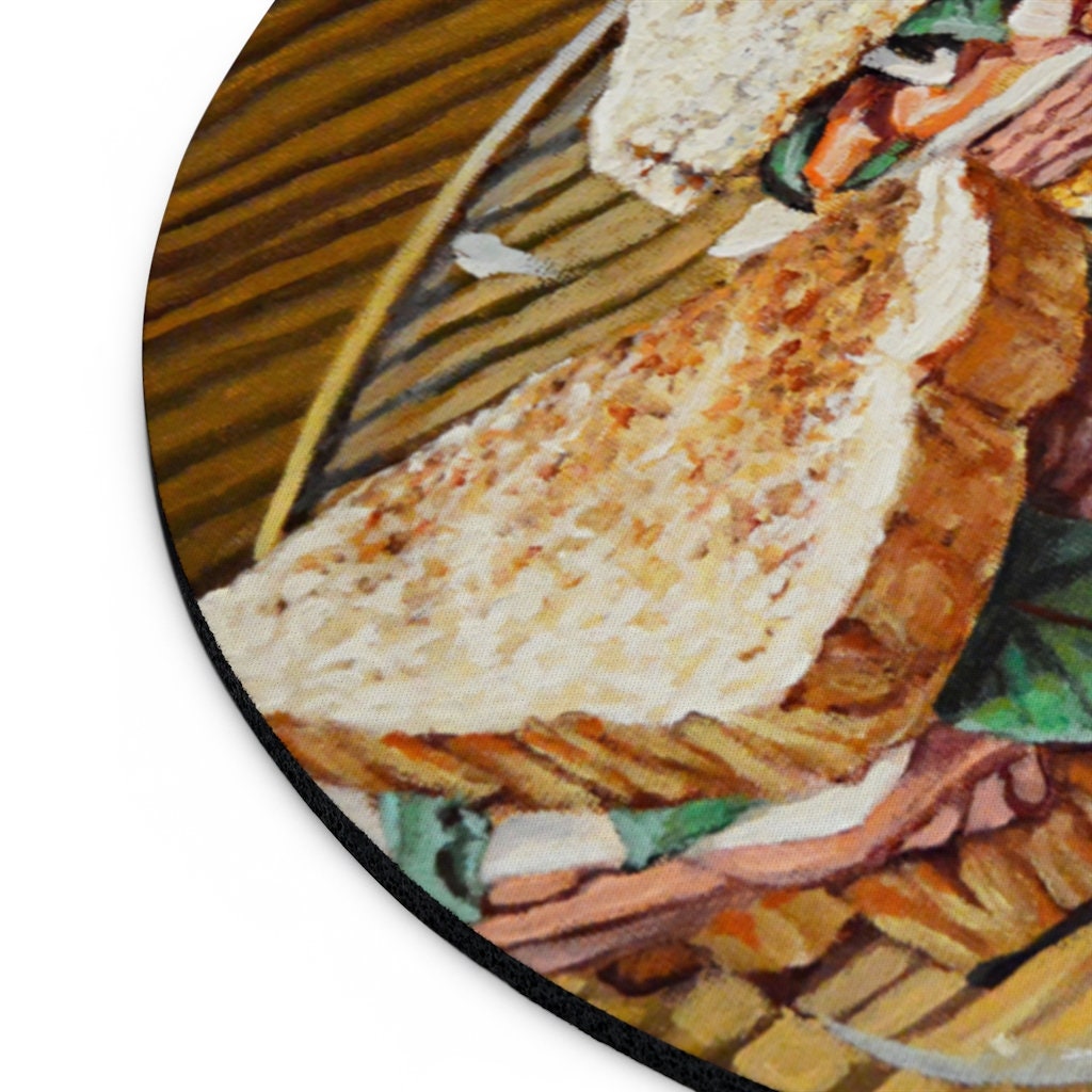 Ham Salami and Cheese Sandwich Mouse Pad - Etsy.de