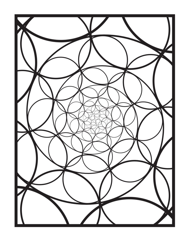 Spectral. Digital Download Coloring Book Page Design. - Etsy