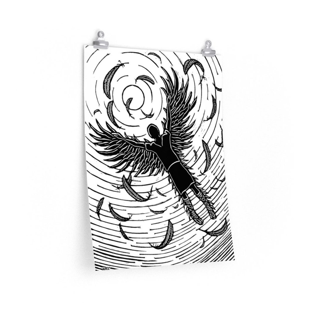 Icarus Poster. Premium Matte Vertical Posters - Etsy