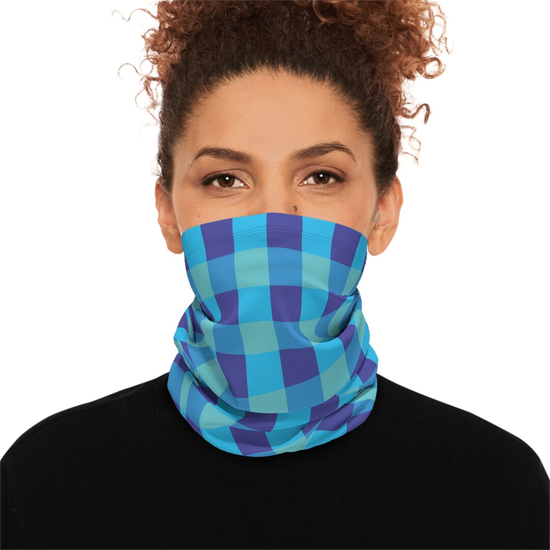 Neck Gaiter, Cool Blue Winter Snow Arctic Energetic Face Mask, Skiing ...