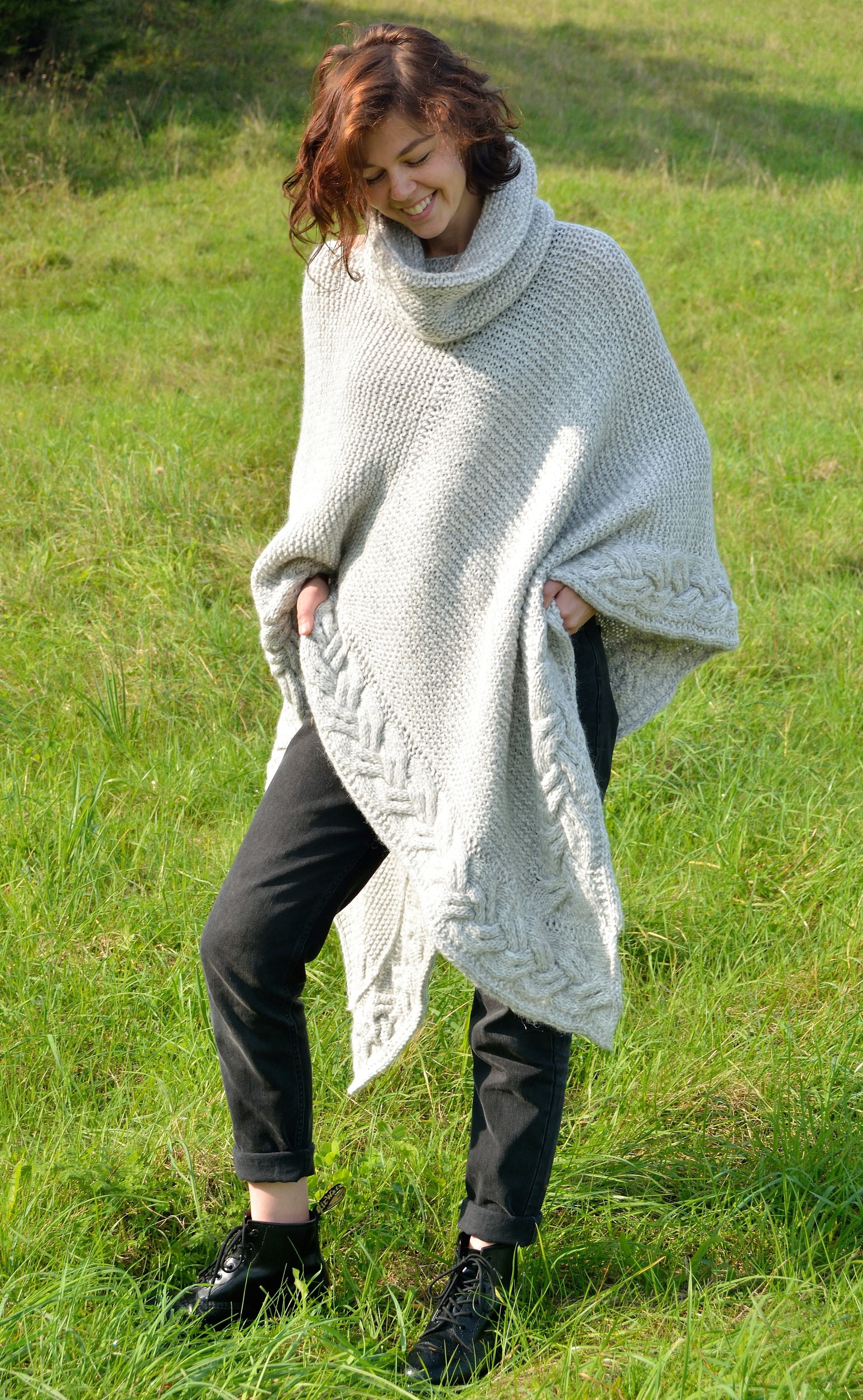 Set of 3 Knitting Patterns Cardigan Plus Size Over Size | Etsy