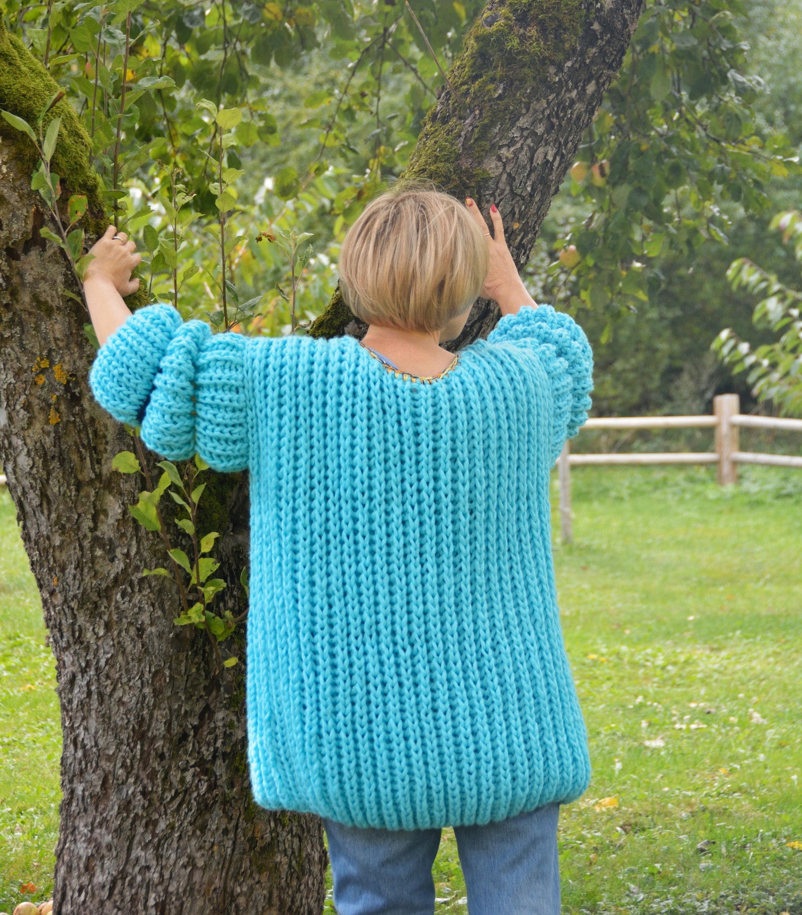 Super Bulky Cardigan, Chunky Long Cardigan Knitting Pattern, PDF ...