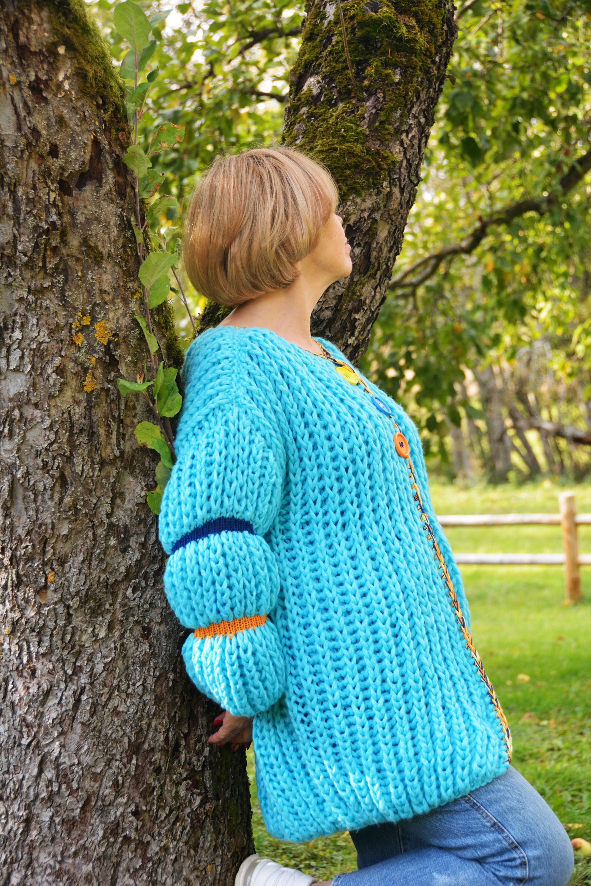 Super Bulky Cardigan, Chunky Long Cardigan Knitting Pattern, PDF ...