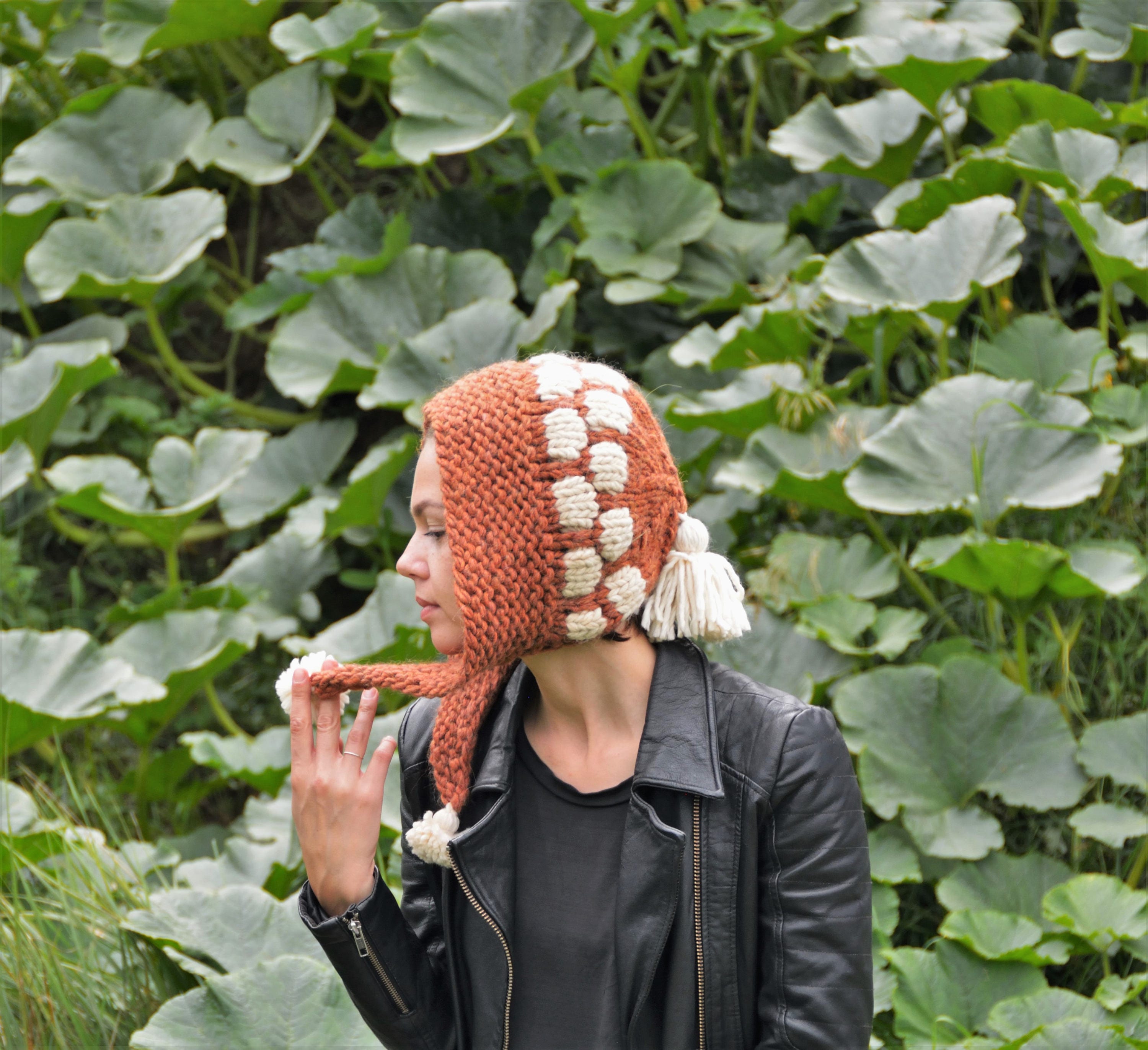 Mosaic Hat Winter Hat Hat PDF Knitting Pattern Hat for | Etsy