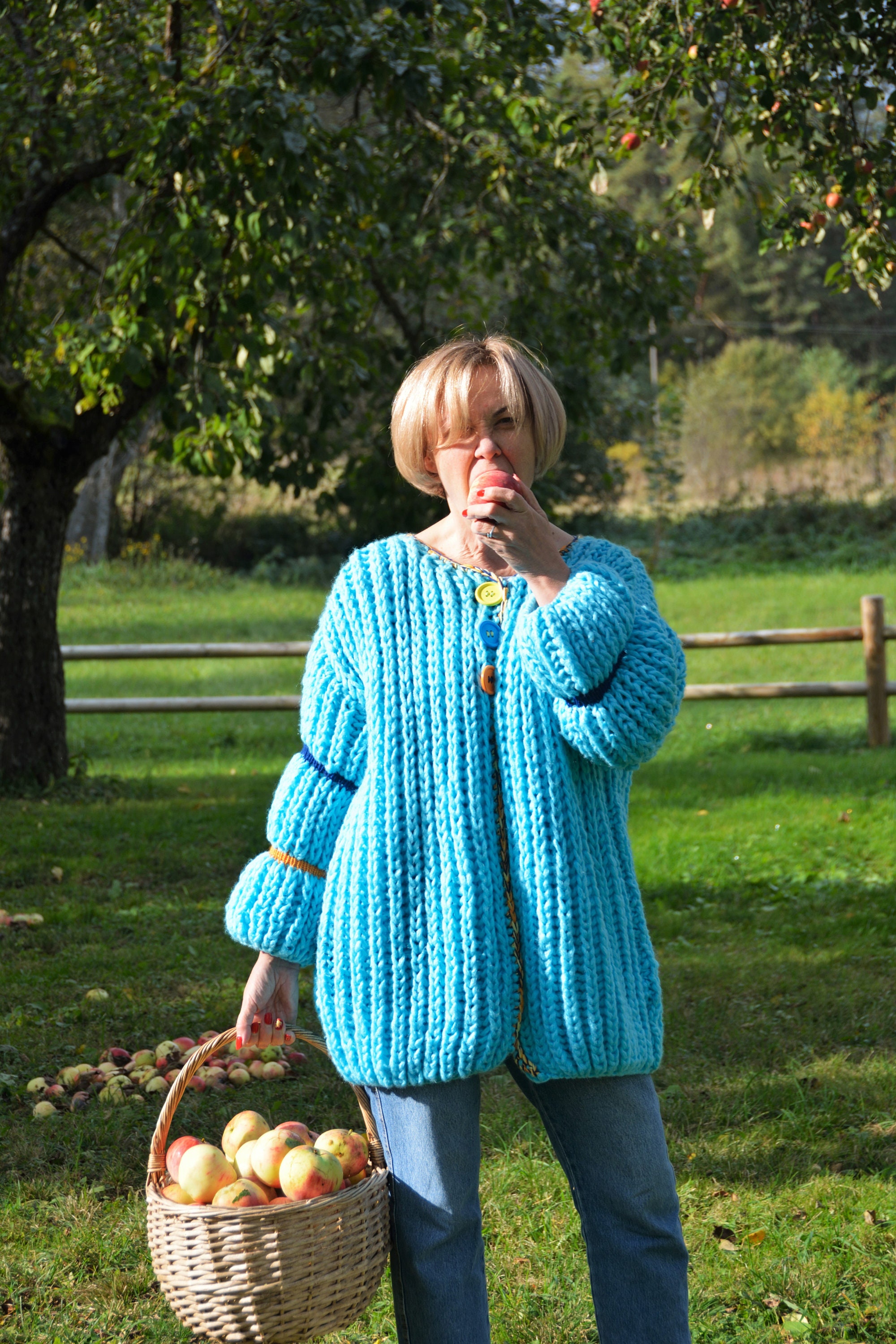 Super Bulky Cardigan, Chunky Long Cardigan Knitting Pattern, PDF ...