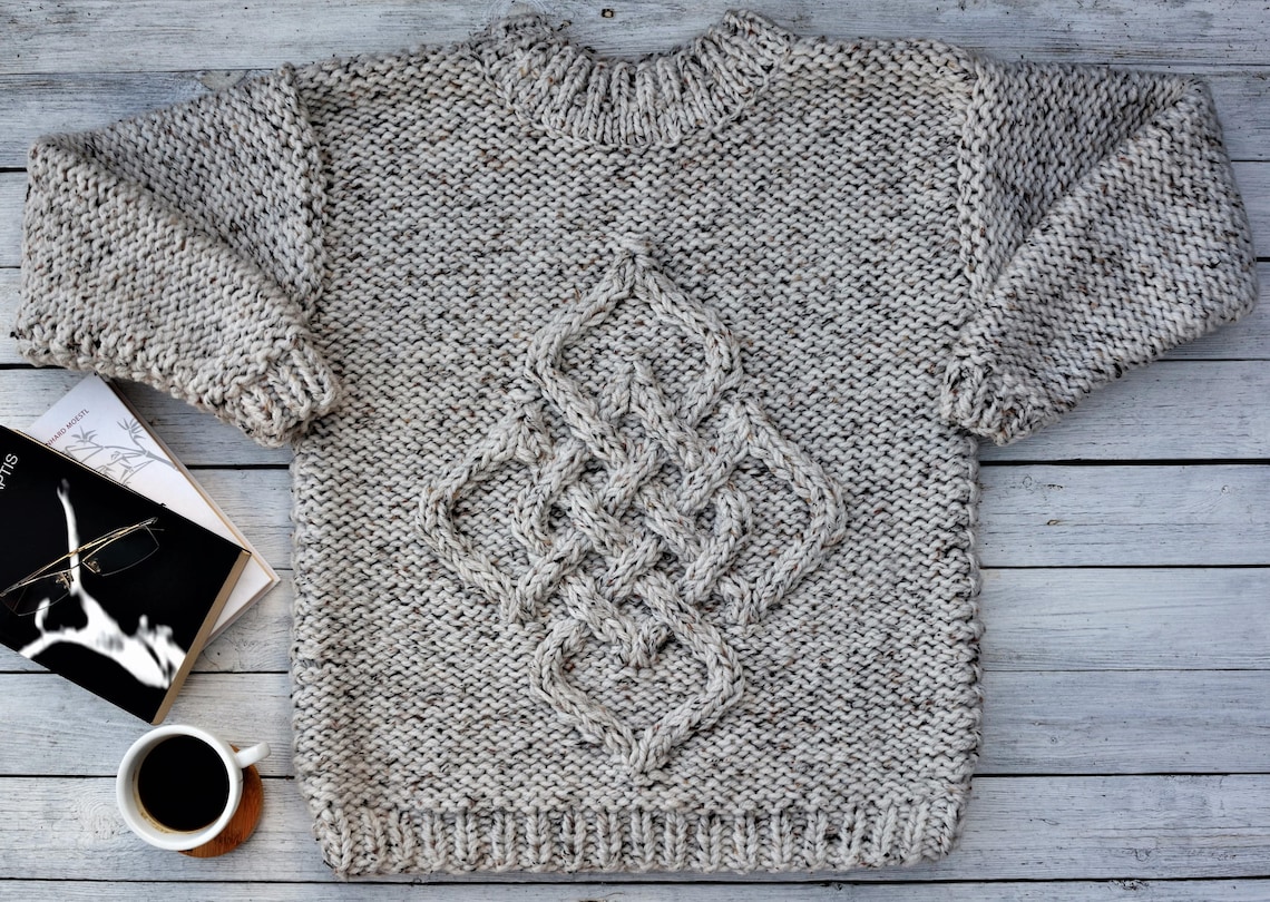 Vikings Sweater Knitting Pattern/men Sweater/chunky - Etsy