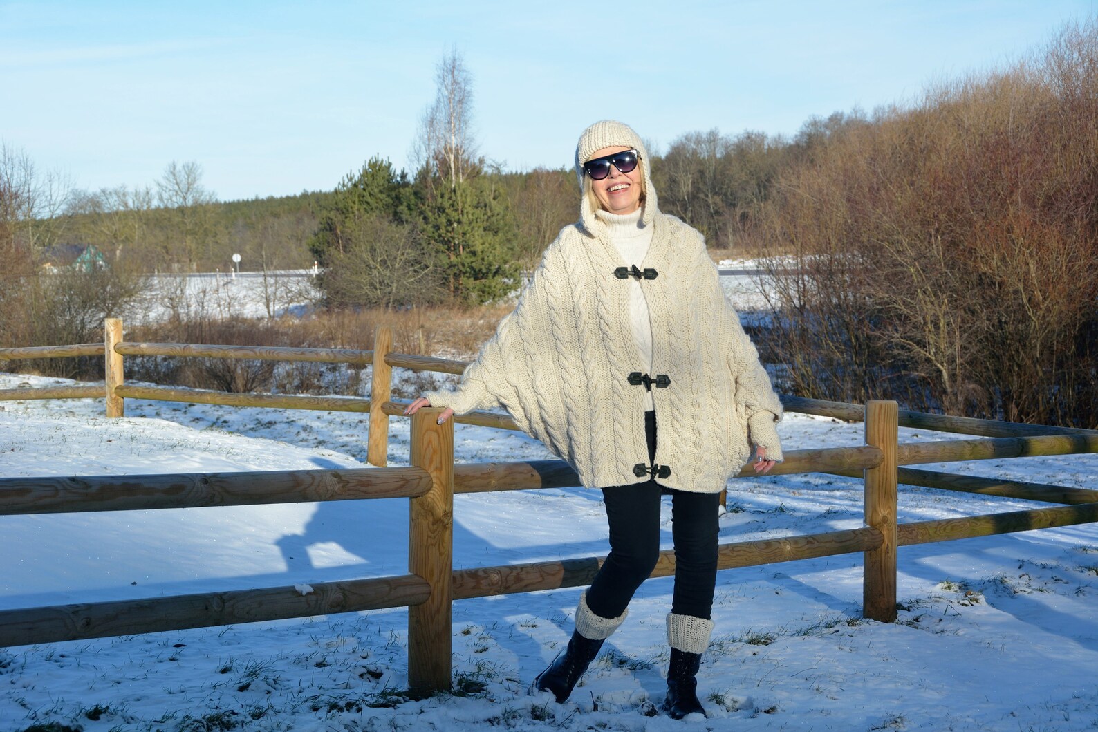 Knitted Cables Cocoon Cables Cardigan Knit Leg Warmers - Etsy