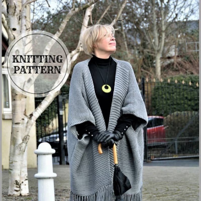 Long Wrap Cardigan - Etsy