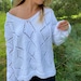 Openwork Diamond Knitting Pattern Sweater, Knitting Pattern Jumper ...