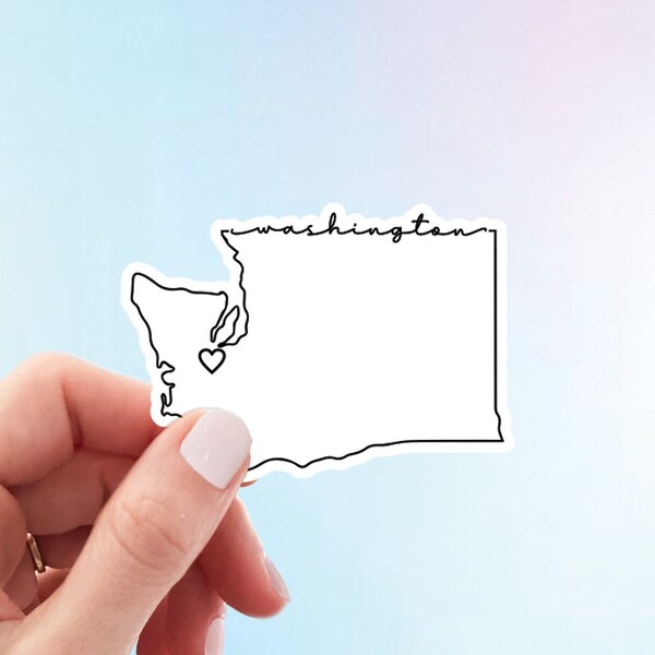 Washington Sticker - Etsy