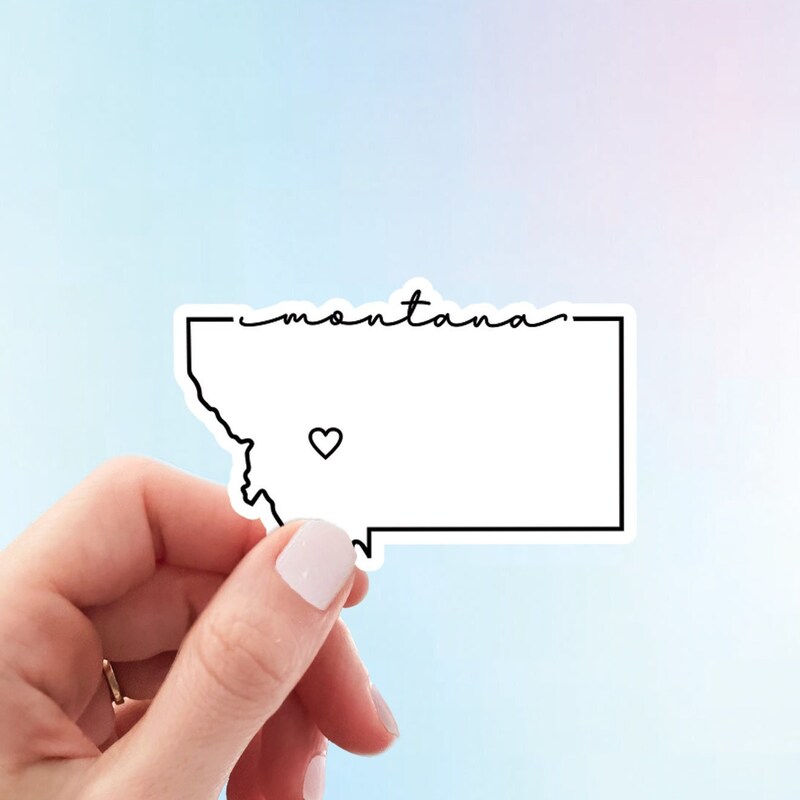 Montana Sticker - Etsy