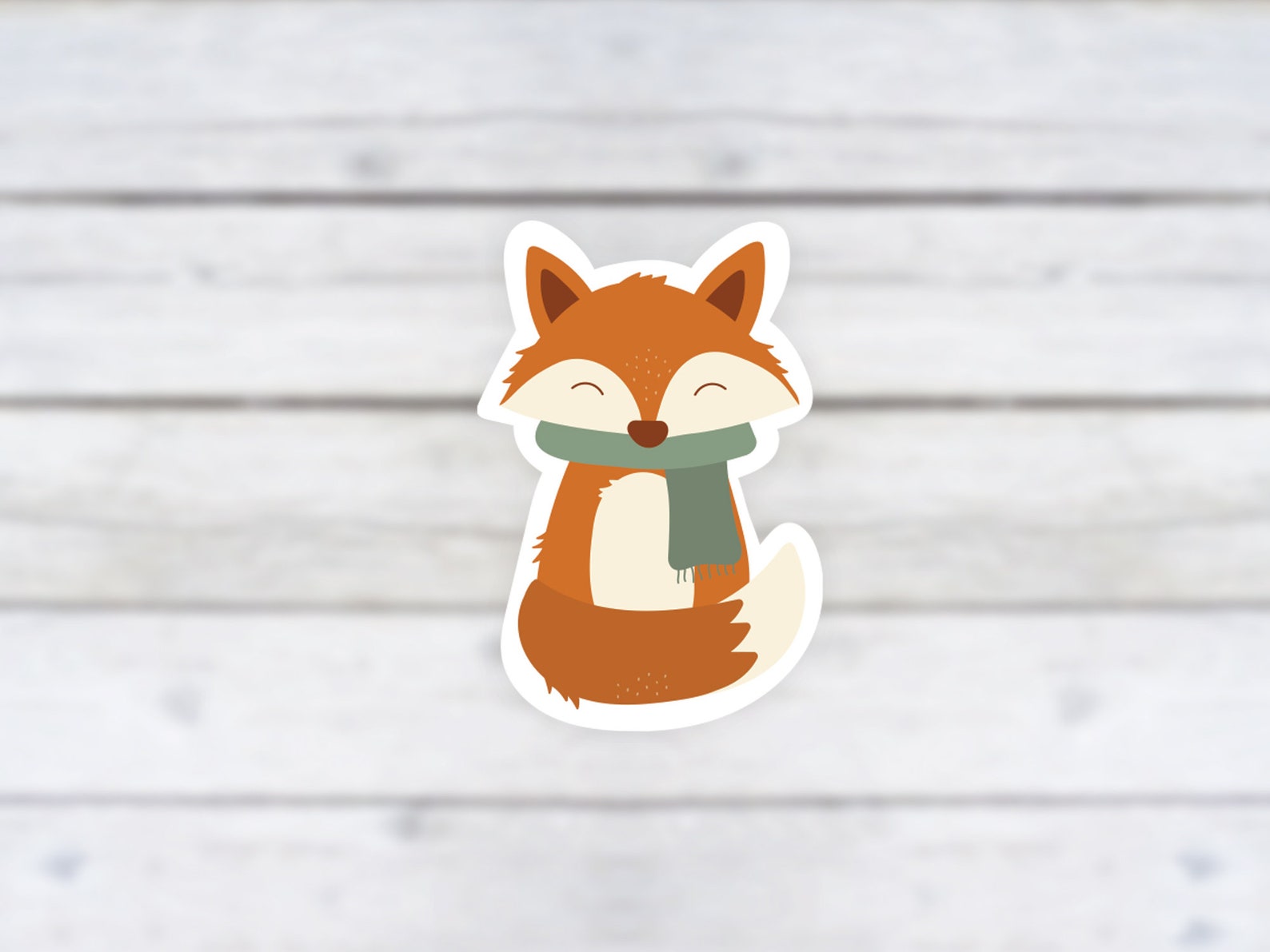 Fox Sticker for Laptop or Water Bottle Weatherproof Vinyl - Etsy