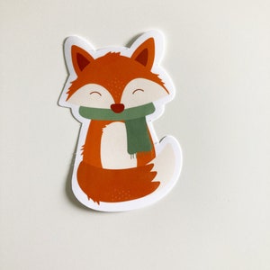 Fox Sticker for Laptop or Water Bottle | Weatherproof Vinyl Sticker by ...