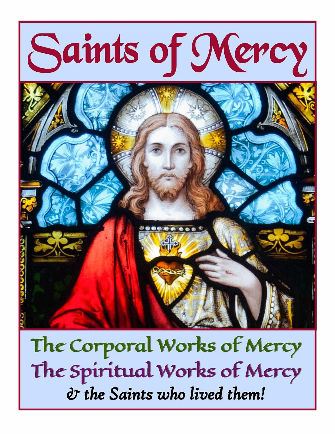 Book: Saints of Mercy, Corporal and Spiritual Works of Mercy - Etsy