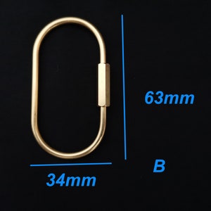 Brass Keychain Custom,key Hook,custom Keychain,brass Key Ring Hook ...