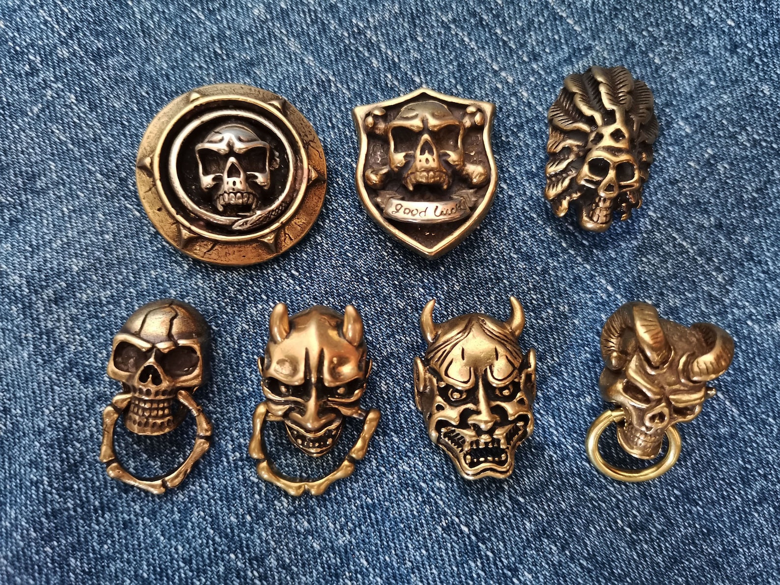 Brass Concho,screwback Conchos,indian Chief Screw,leather Decoration ...