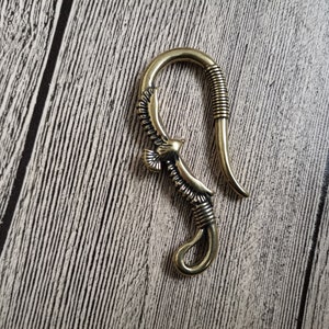 Brass Key Ring Hook,key Hook,custom Keychain,leathercraft Hardware ...