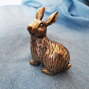 Brass Rabbit,brass Rabbit Statue,retro Brass Rabbit,antique Collection ...