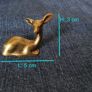 Brass Deer,brass Deer Statue,retro Brass Deer,antique Collection,table ...