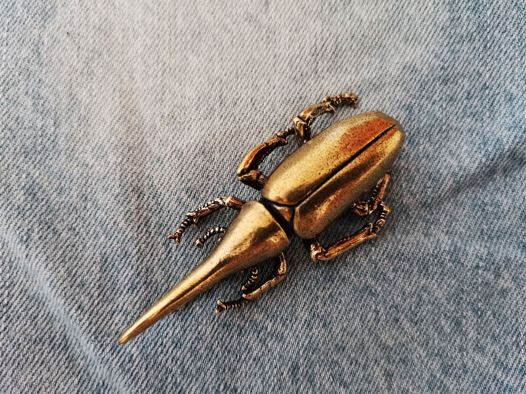 Brass Beetle,brass Beetle Statue,retro Brass Insect,antique Collection ...