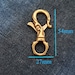 Brass Key Ring Hook,key Hook,custom Keychain,leathercraft Hardware ...