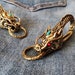 Dragon Keychain,brass Dragon Head,brass Key Ring Hook,custom Keychain ...
