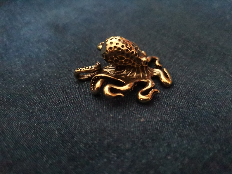 Brass Octopus Statuebrass Octopusretro Brass Octopusantique | Etsy