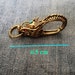 Dragon Keychain,brass Dragon Head,brass Key Ring Hook,custom Keychain ...