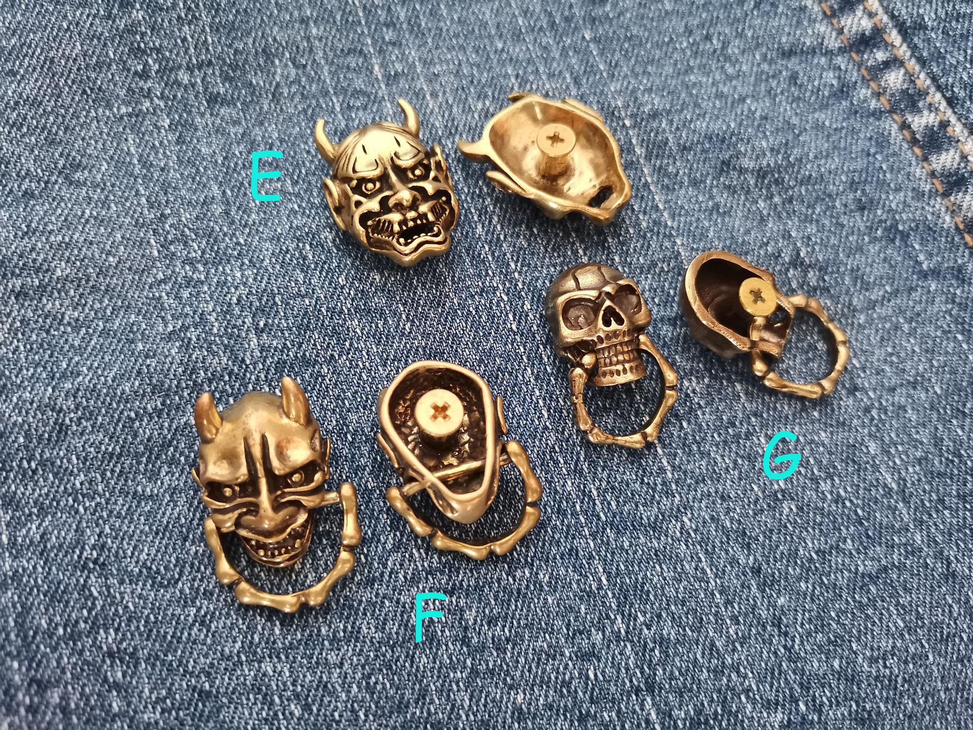 Brass Concho,screwback Conchos,indian Chief Screw,leather Decoration ...