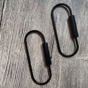 Solid Brass Black Key Hook,black Key Hook,custom Keychain,brass Key ...