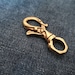 Brass Key Ring Hook,key Hook,custom Keychain,leathercraft Hardware ...