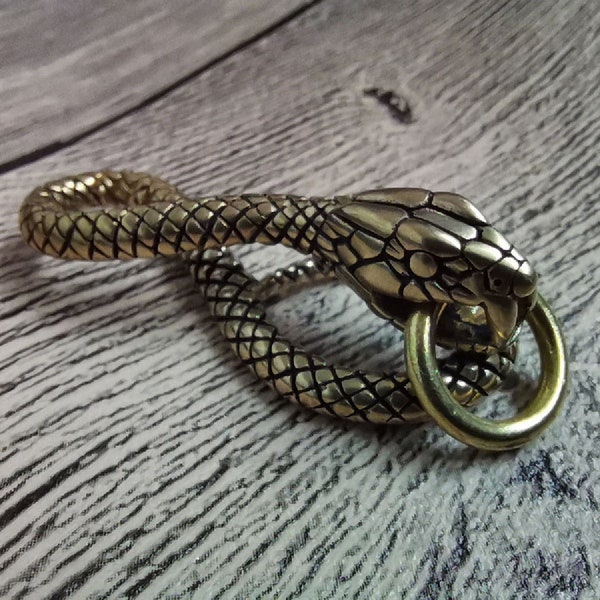 Snake Keychain - Etsy