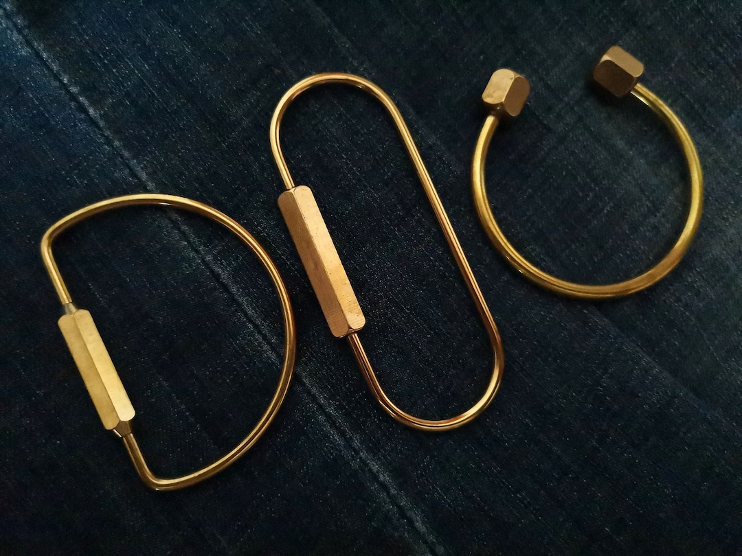 Brass Keychain Custom,key Hook,custom Keychain,brass Key Ring Hook ...