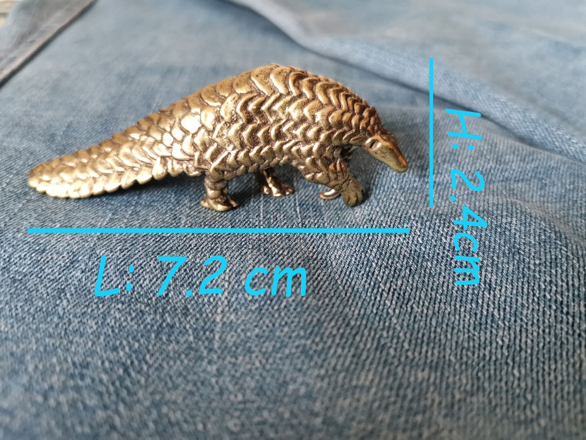 Brass Pangolinantique Brass Pangolin Statueantique - Etsy
