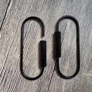 Solid Brass Black Key Hook,black Key Hook,custom Keychain,brass Key ...