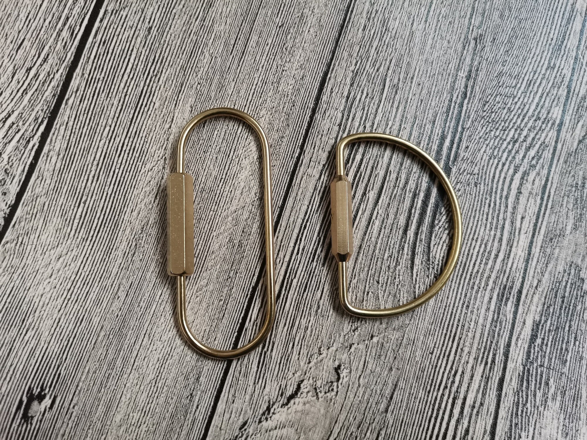 Brass Key Ring Hookkey Hookcustom Keychainleathercraft - Etsy