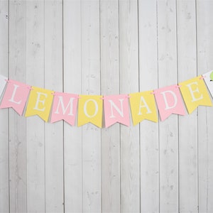 Lemon Fruit Lemonade Stand Birthday Party Baby Shower Flag Pennant ...