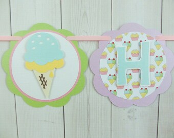 Pastel Cupcake Door Welcome Sign Banner Birthday Party Shower | Etsy