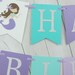 Mermaid Birthday Party Baby Shower Flag Pennant Banner Sign - Etsy